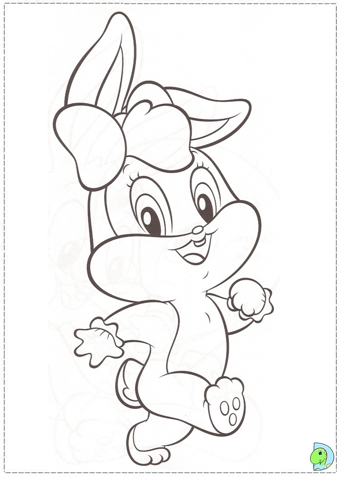 Baby Looney Tunes Lola Coloring Pages